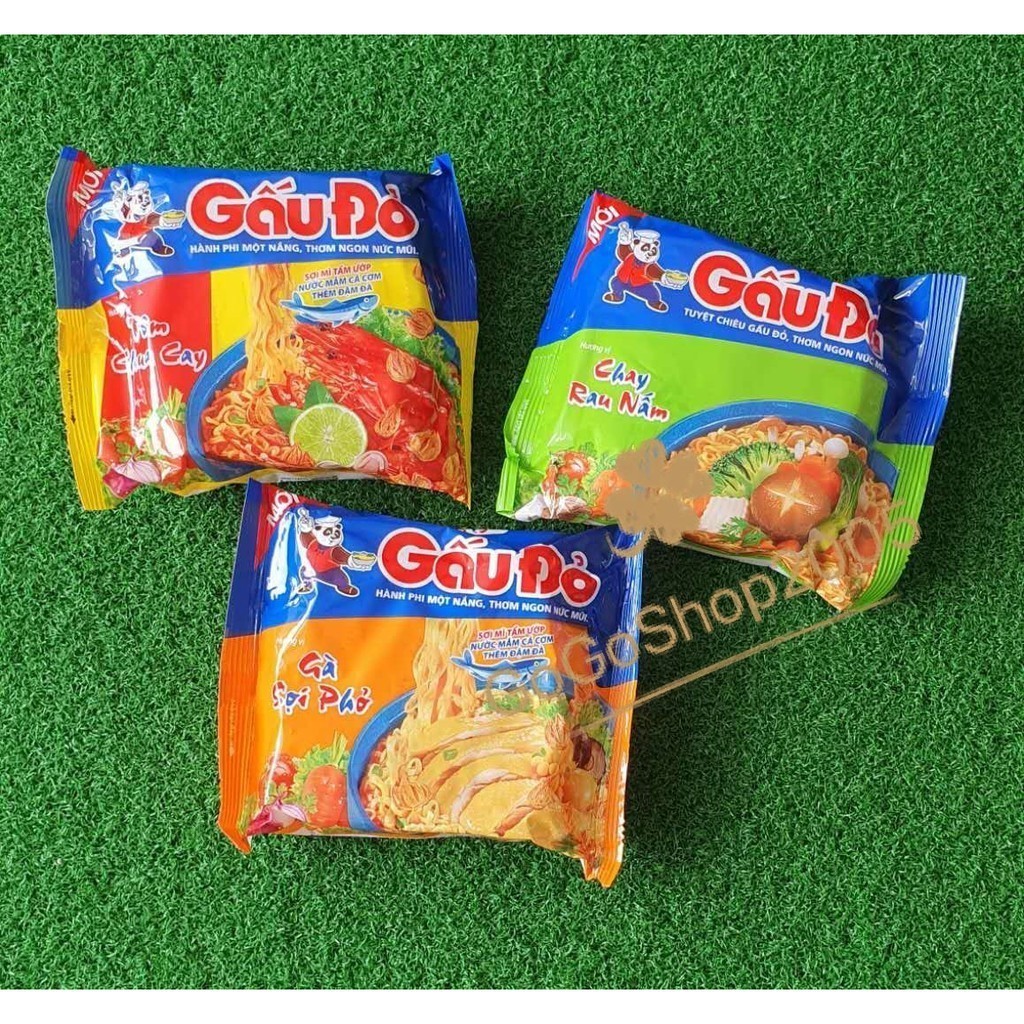 (HALAL) 6 packs Gau Do Chicken/Vegetable/Shrimp/Spicy & Sour shrimp ...