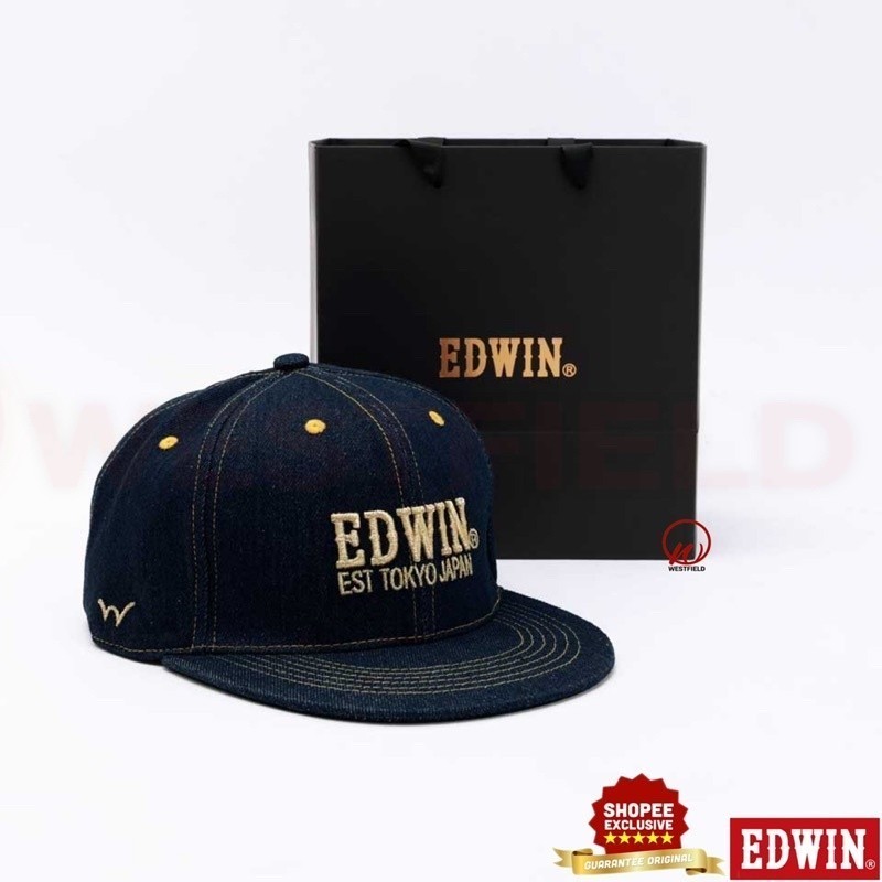 🔥LIMITED EDITION🔥 EDWIN SIGNATURE LIMITED EDITION DENIM BRIM CAP - Gift ...