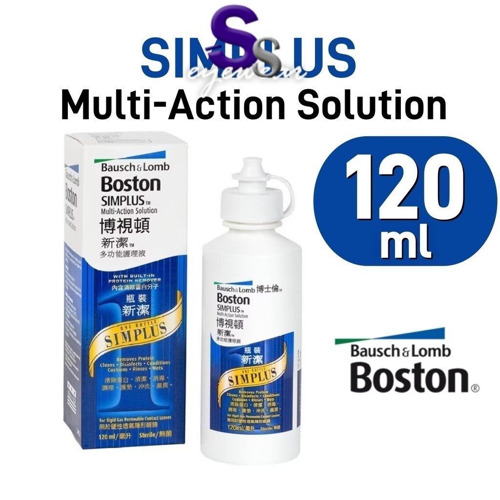Bausch & Lomb Boston Simplus Multi-Action Solution (120ml) | Shopee Malaysia