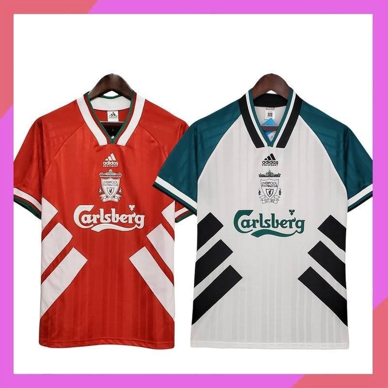 93-95 Liverpool Away Retro Soccer Jersey Football FOWLER #23 | Shopee ...