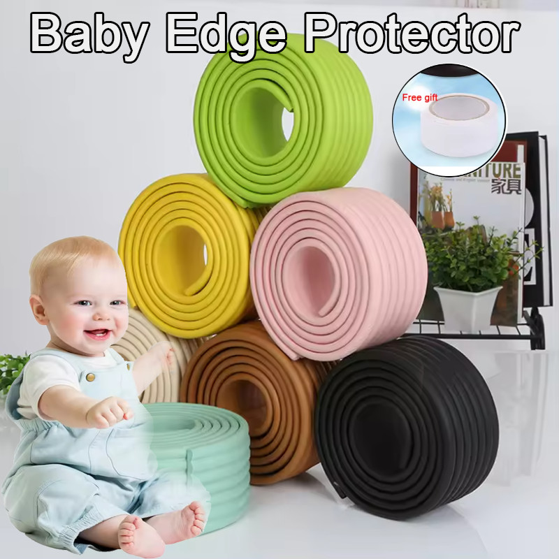 W Type Extra Thick Furniture Table Edge Protectors Multifunction Corner ...