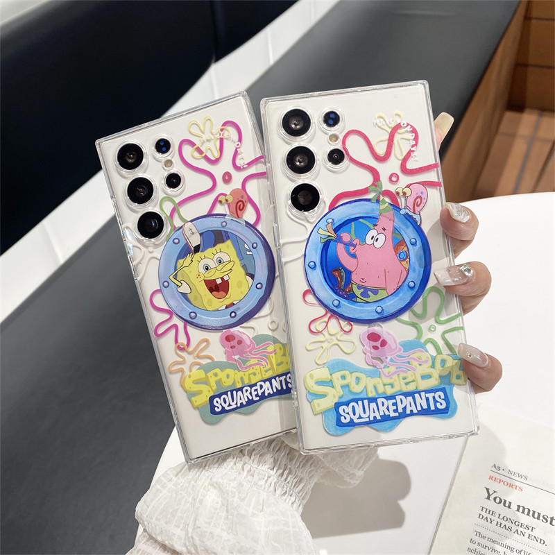 Samsung Galaxy S24 Ultra Cartoon Cute Digimon Pie Daxing SpongeBob ...