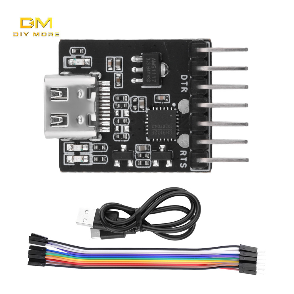 DIYMORE USB to UART/RS232/RS485 Serial Port Burning Downloader Module CH910F Driver Free For ...
