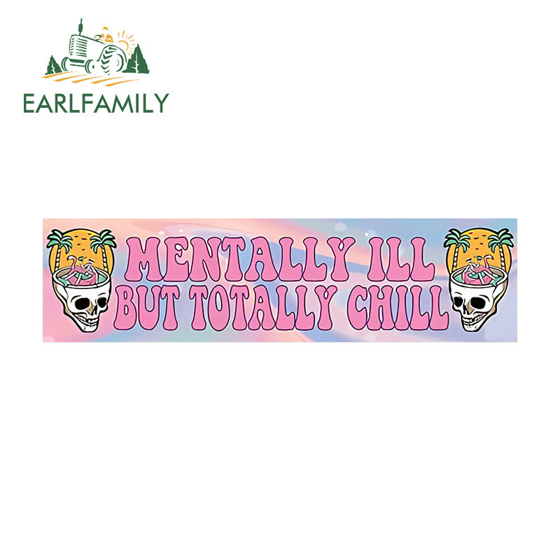 EARLFAMILY 13cm x 3.4cm Word Slap Car Sticker Funny Occlusion Scratch ...