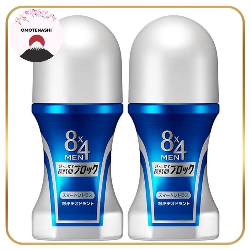 8x4 Men Roll-on Unscented 60ml x 2 Set Eight Four Men Deodorant for Men Kao 【 Direct from Japan ...