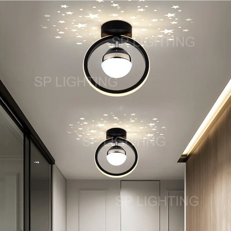 Modern LED Starry Star Ceiling Light Creative Design Ceiling Lamp Indoor Lighting Hallway ...