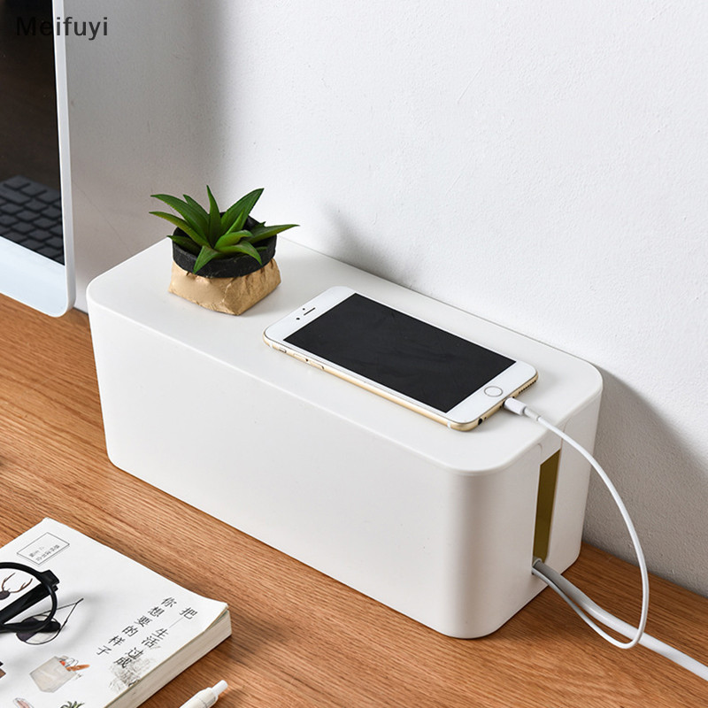 [Meifuyi] Cable Storage Box Power Board Wire Management Socket Strip ...