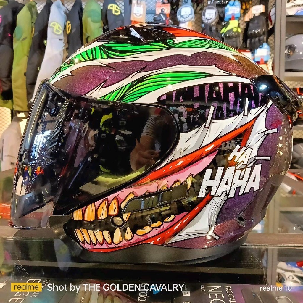 GRACSHAW DC THE JOKER LIMITED EDITION SERIES HELMET | Shopee Malaysia