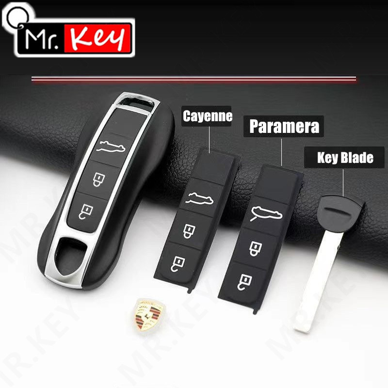 【Mr.Key】Porsche Key Accessories Replacement Remote Damage Repair Kit ...