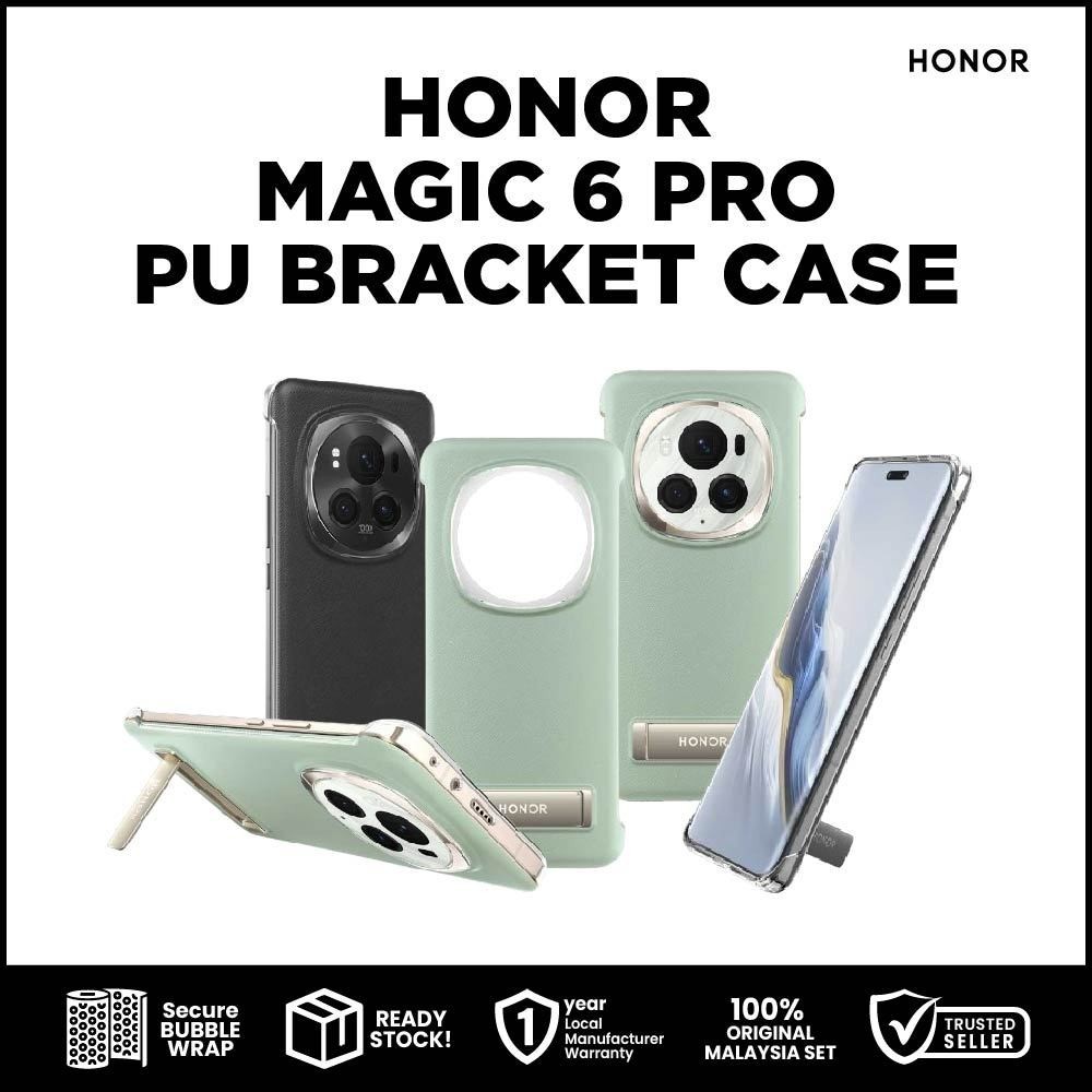 HONOR Magic 6 Pro PU Bracket Case - Original HONOR Malaysia | Shopee Malaysia