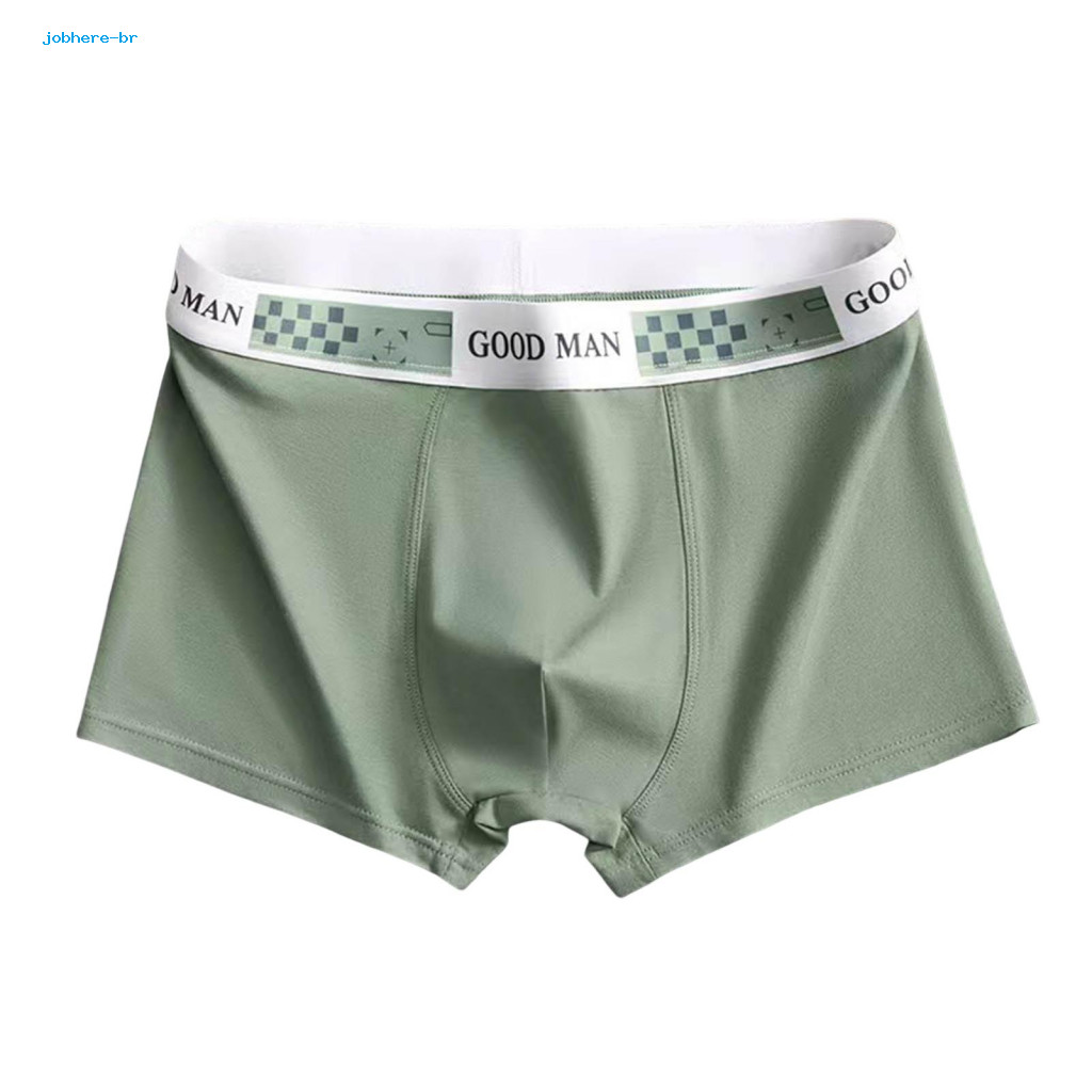 [Jobhere] Men Underwear Letter Print Boxer Stylish 3pcs Boxer Underwear ...