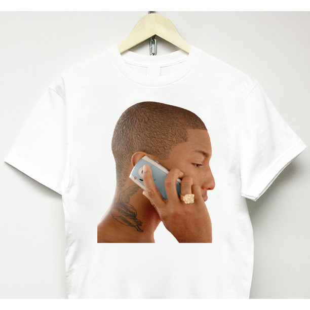 Pharrell T-Shirt Vtg Rap Tour Merch Vlone Kanye West Rodman Travis ...