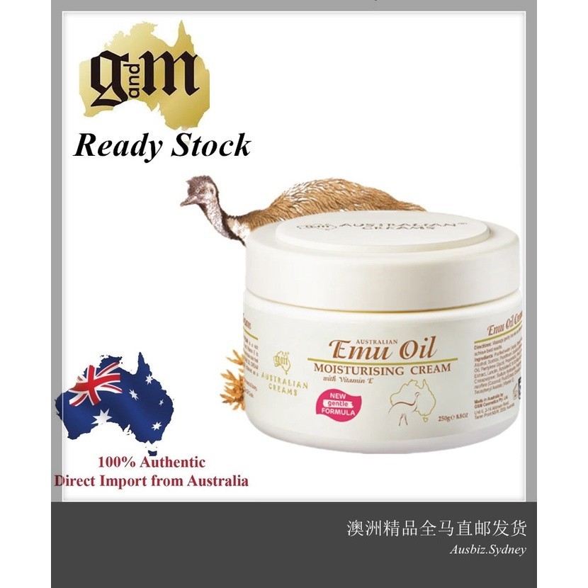 [Ready Stock EXP: 08/2029] G&M Australian Moisturising Emu Oil Cream ...