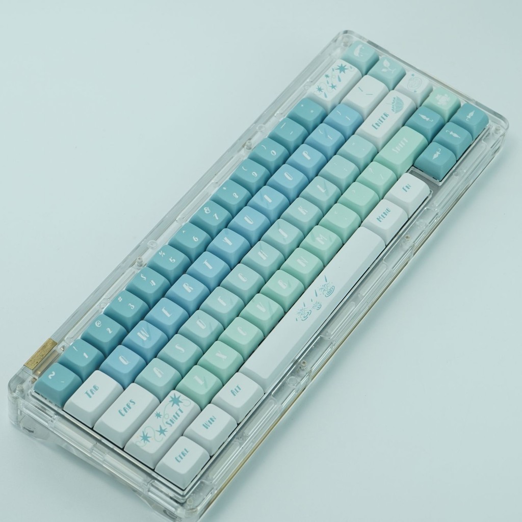 The Gift of Rain Theme Keycaps PBT Profile,Little fresh, Sublimation ...