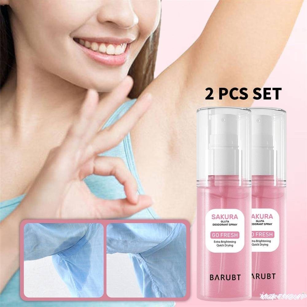 BARUBT Antiperspirant Spray Set Sakura Blossom Long-lasting Fragrance ...