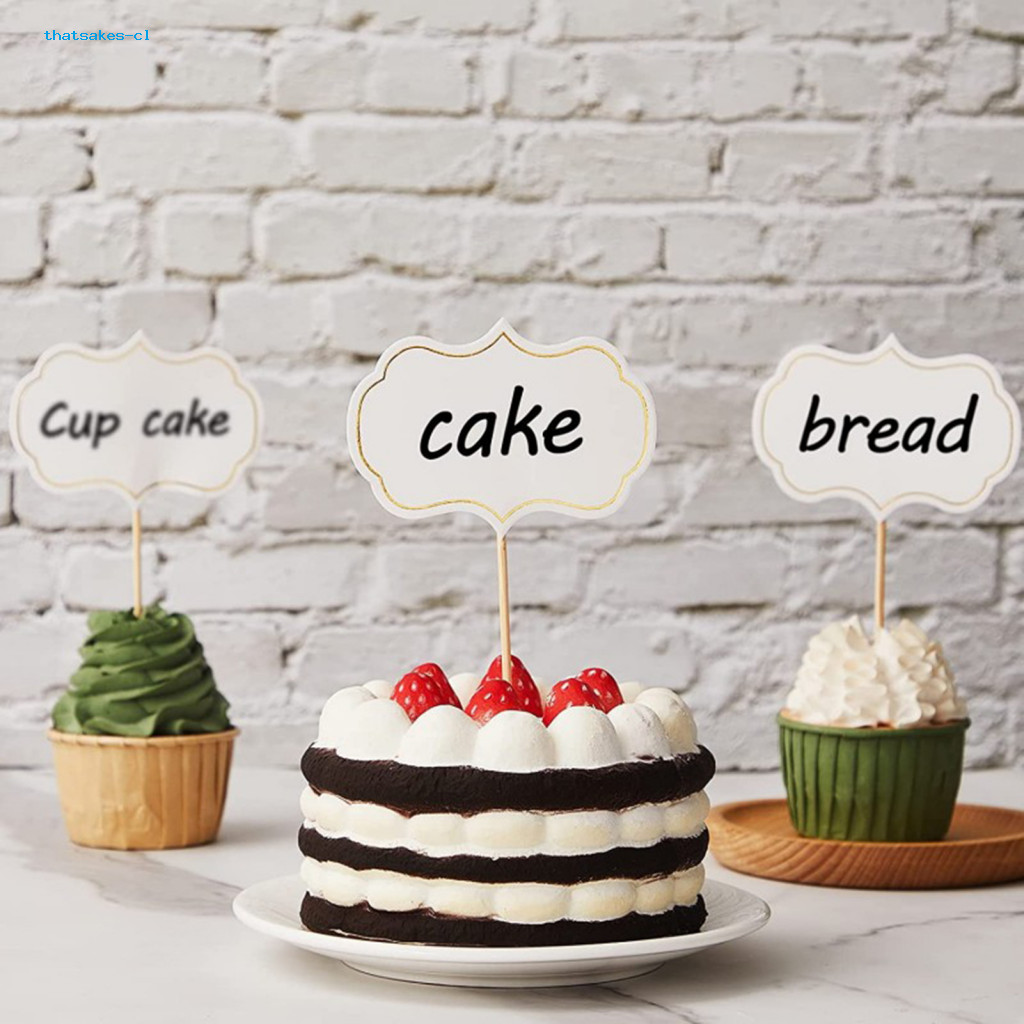 thatsakes Chalkboard Cake Insert Personalized Message Board 50pcs Mini ...