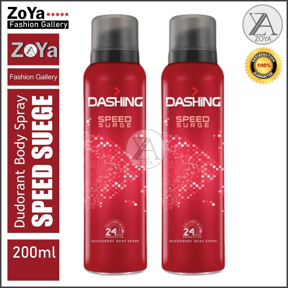 DASHING SPEED SURGE DEDORANT BODY SPRAY 125ml And DASHING EDP 100ml ...