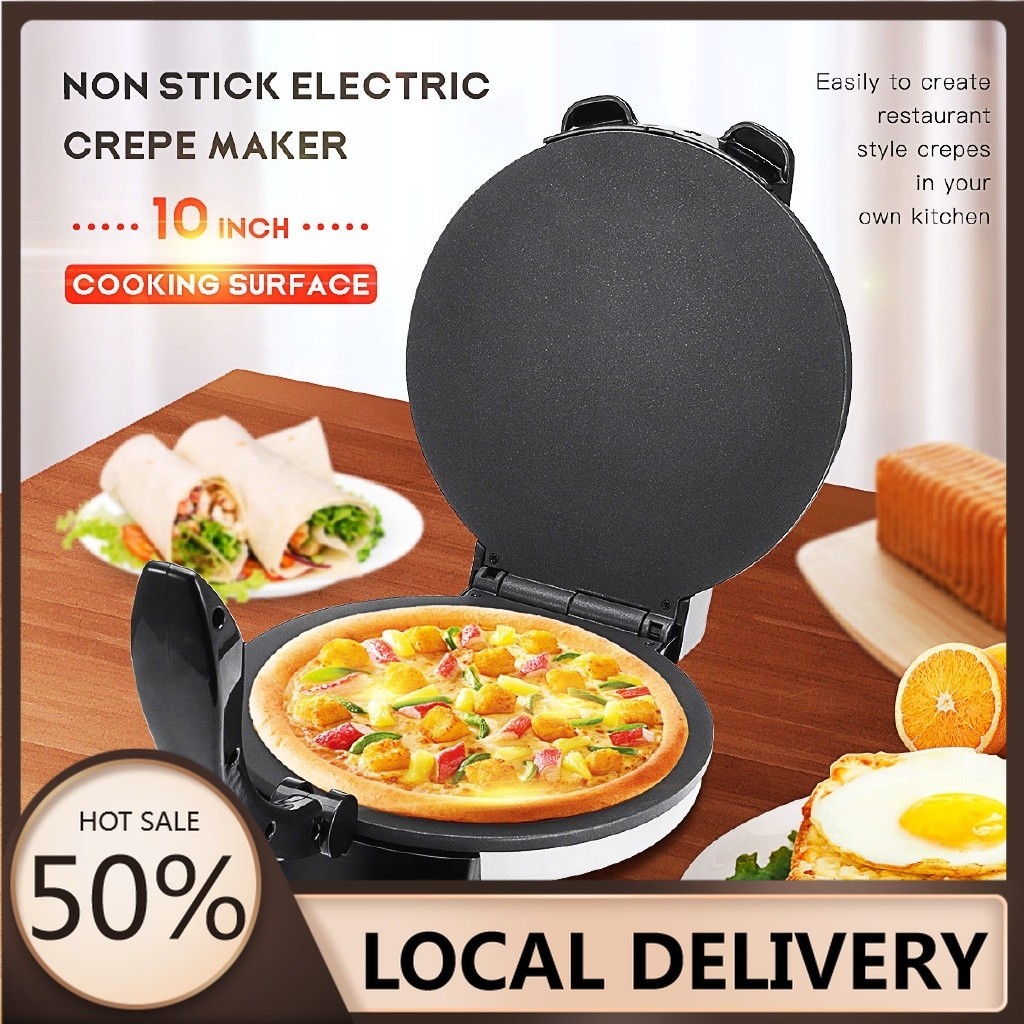 220V Paratha Chapati Flat Bread Pizza Tortilla Maker Cooking Tools ...