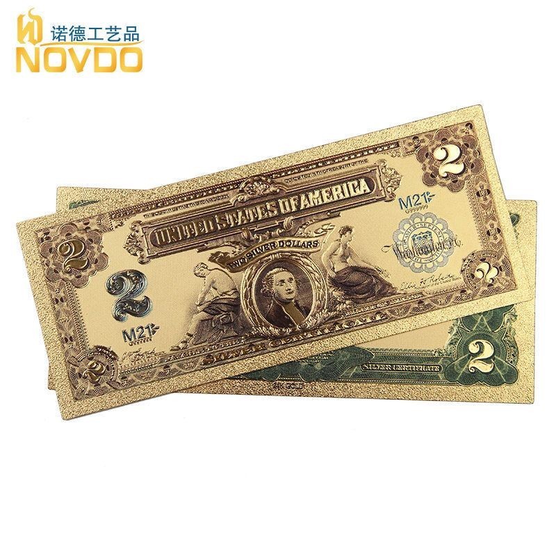 Strength Banknotes American Coins Double-Sided Color Printing 1899 Old ...