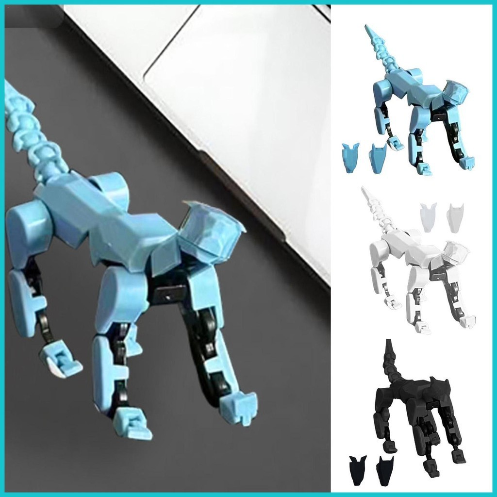 Dog Toys for Kids Joint Movable Dog Figures Portable Dog Toys Cute Home ...