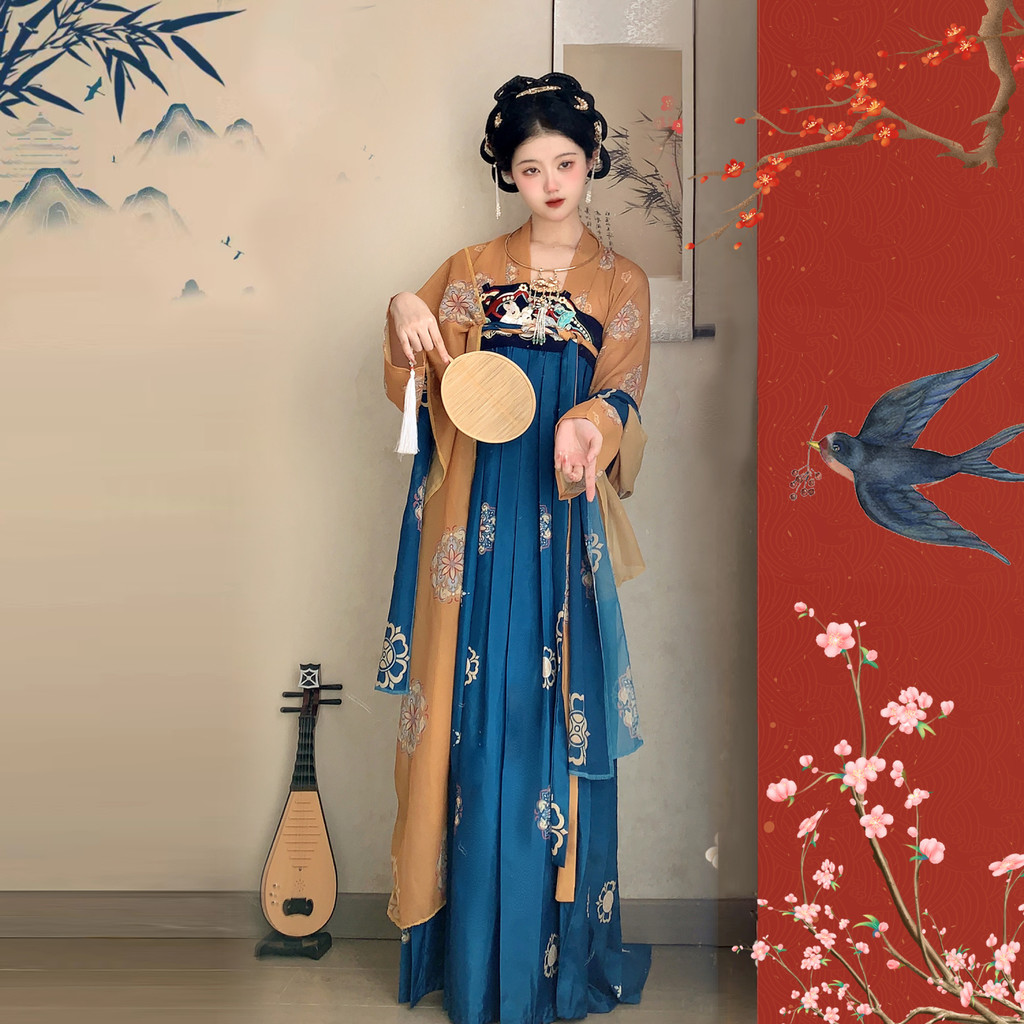 Revlon Hanfu Female Spring Tang Made Full Chest Skirt Chinese Spring ...