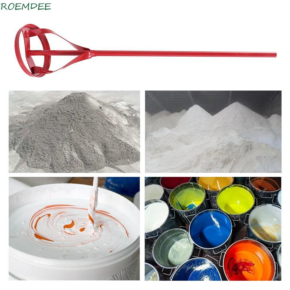 ROEMDEE Mixer Mixing Paddle Rod, Hexagon Shaft Plaster Paint Paint ...
