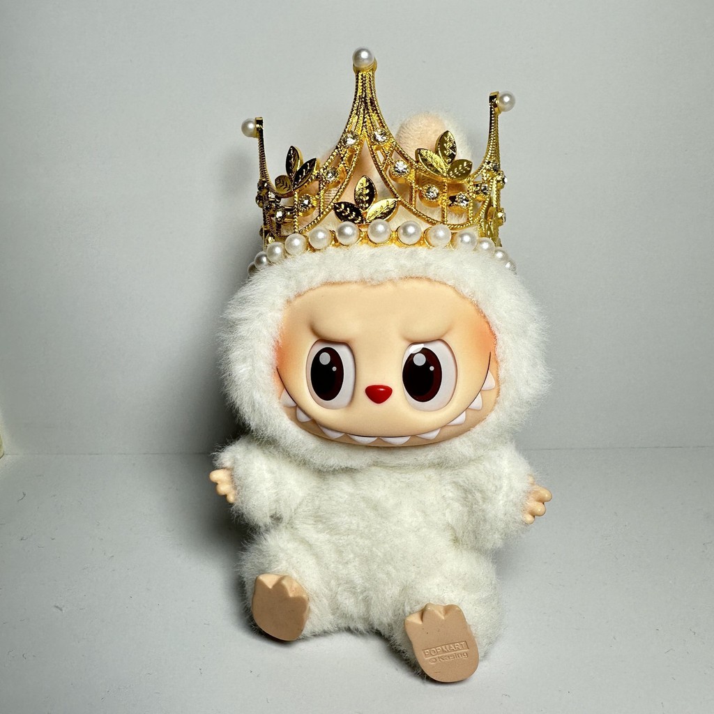 Glory Crown 17cm Labubu 15cm Cotton Doll Accessories Headdress Retro ...