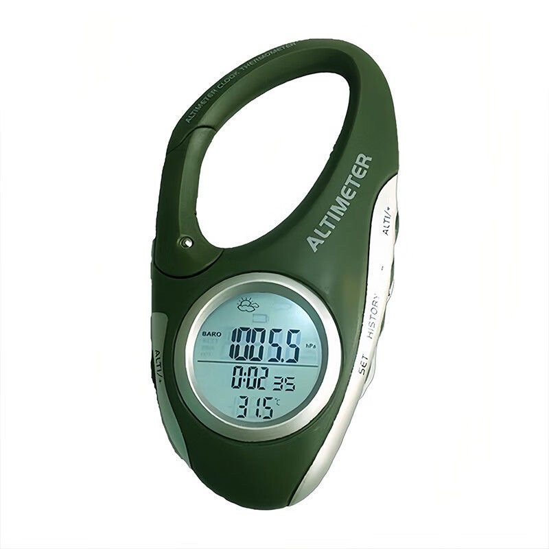 Carabiner Handheld Electronic Altimeter Pressure Gauge Altitude Gauge ...