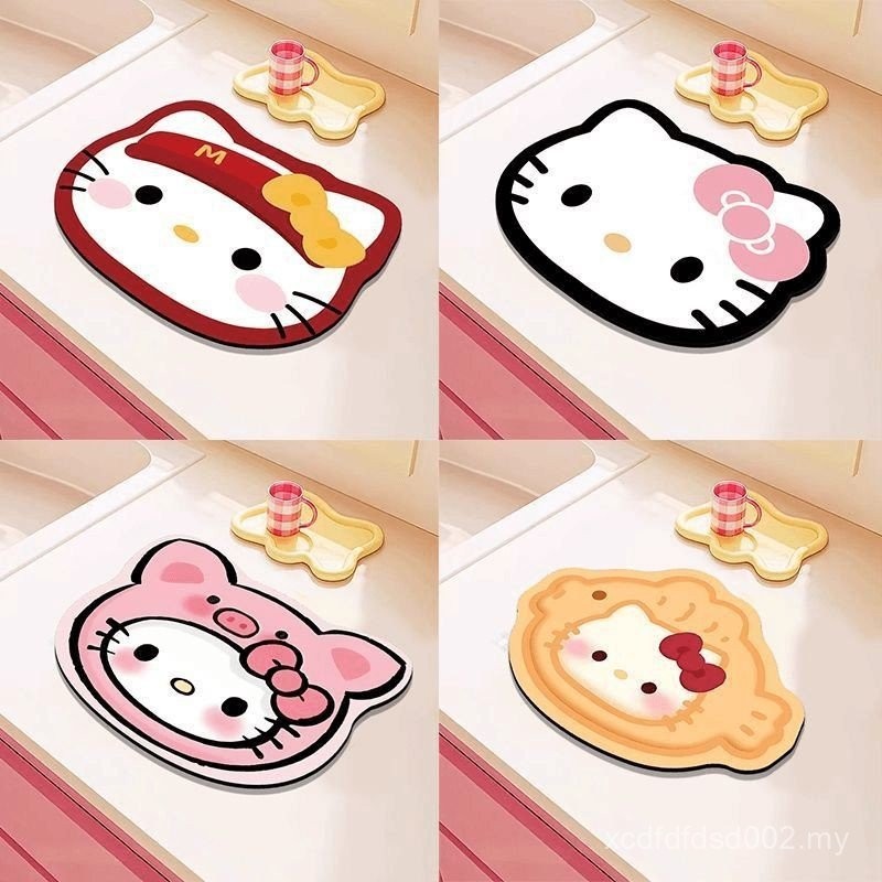 [1711 Orang Dikumpul] Alas Menyerap Air Meja Dapur Kartun Alas Tanah ...