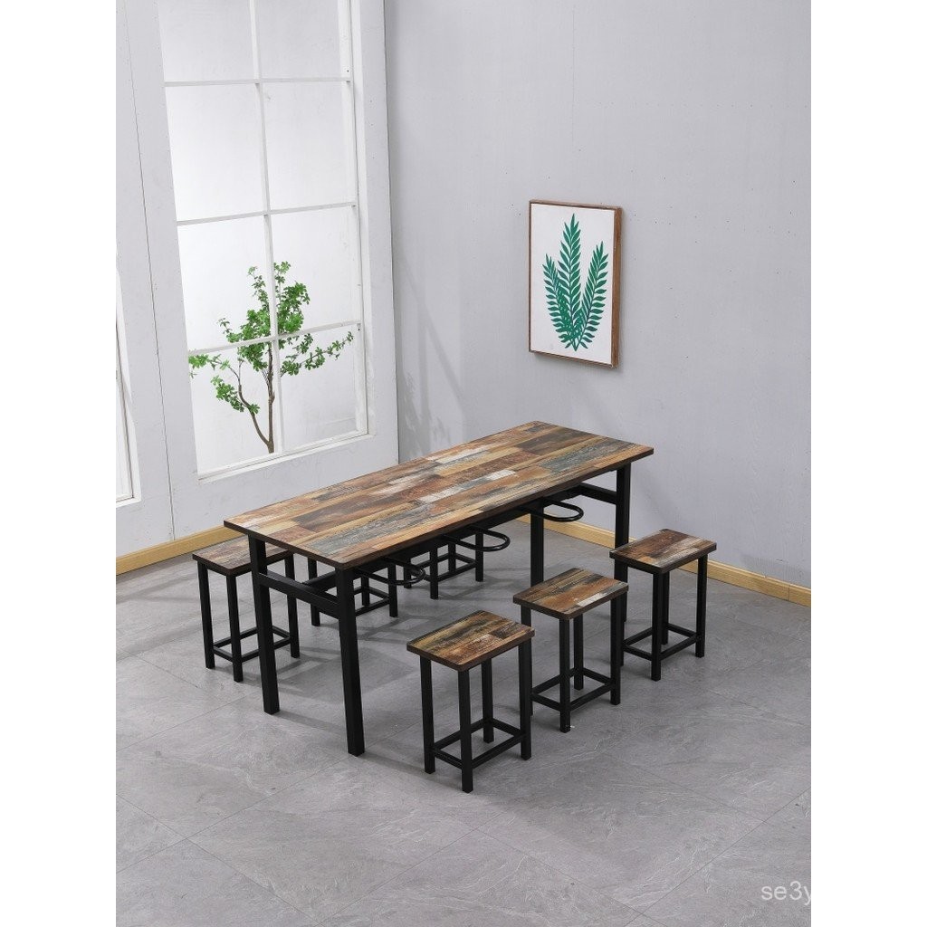 Staff Canteen Stainless Steel Dining Table Chair Factory Hotel Noodle ...