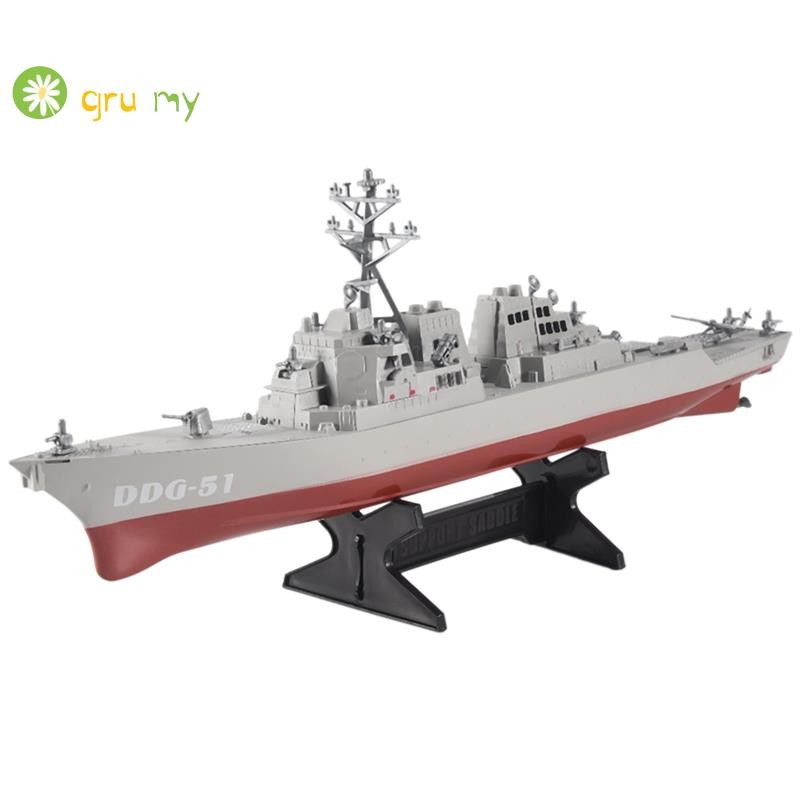 Guided Missile Ship Model Static Toys with Display Stand Warship Model ...