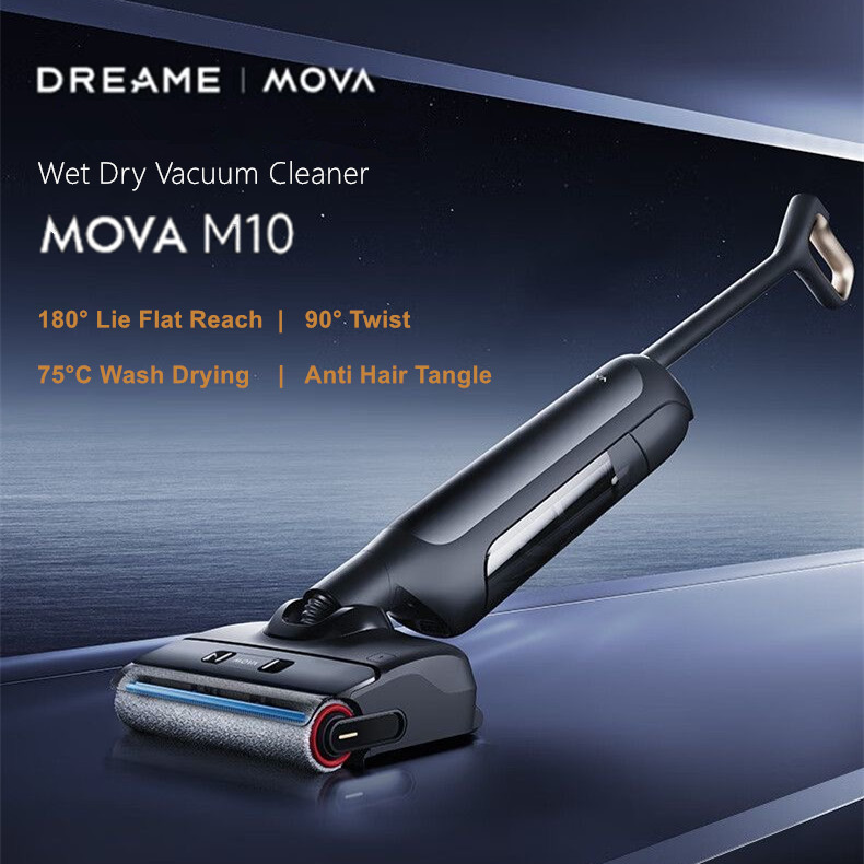 ORIGINAL MOVA M10 Wet Dry Vacuum Cleaner | 180° Flat Lie Down | 75°C ...