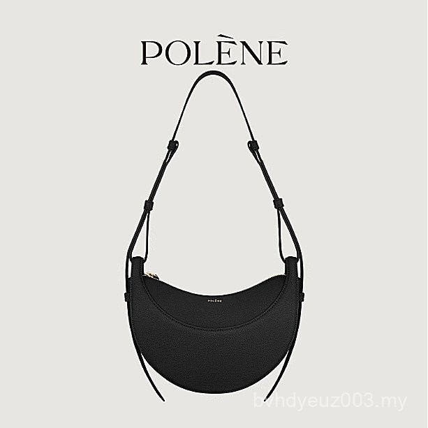 Polen Crescent Bag polene paris Saddle Bag French Retro Shoulder Armpit ...