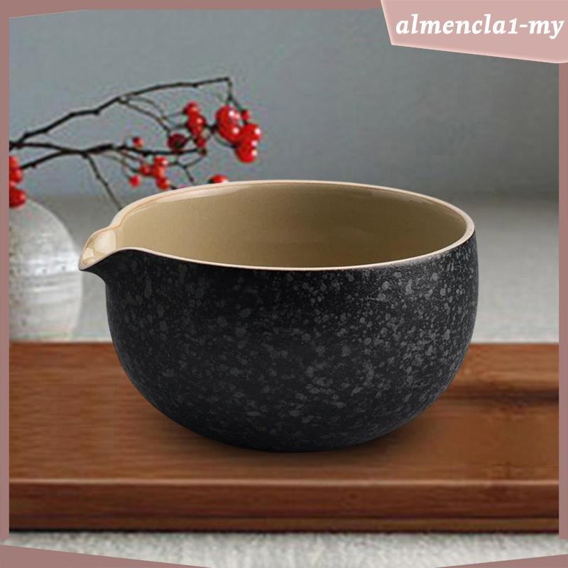 [AlmenclaabMY] Ceramic Matcha Bowl Matcha Bowl,with Pouring Spout ...