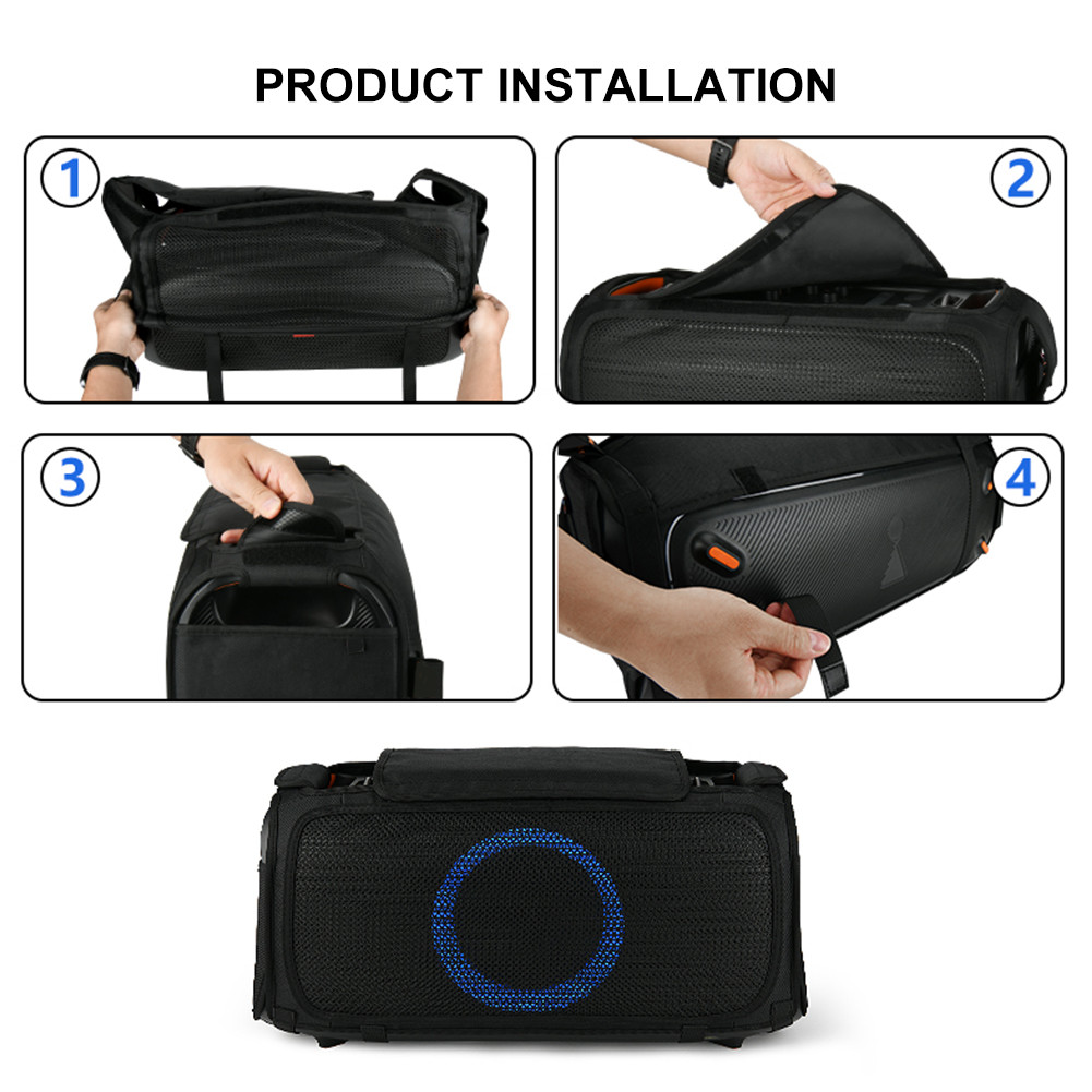 Mesh Slip Cover Carrying Cover Case Protective Sleeve for JBL PartyBox ...