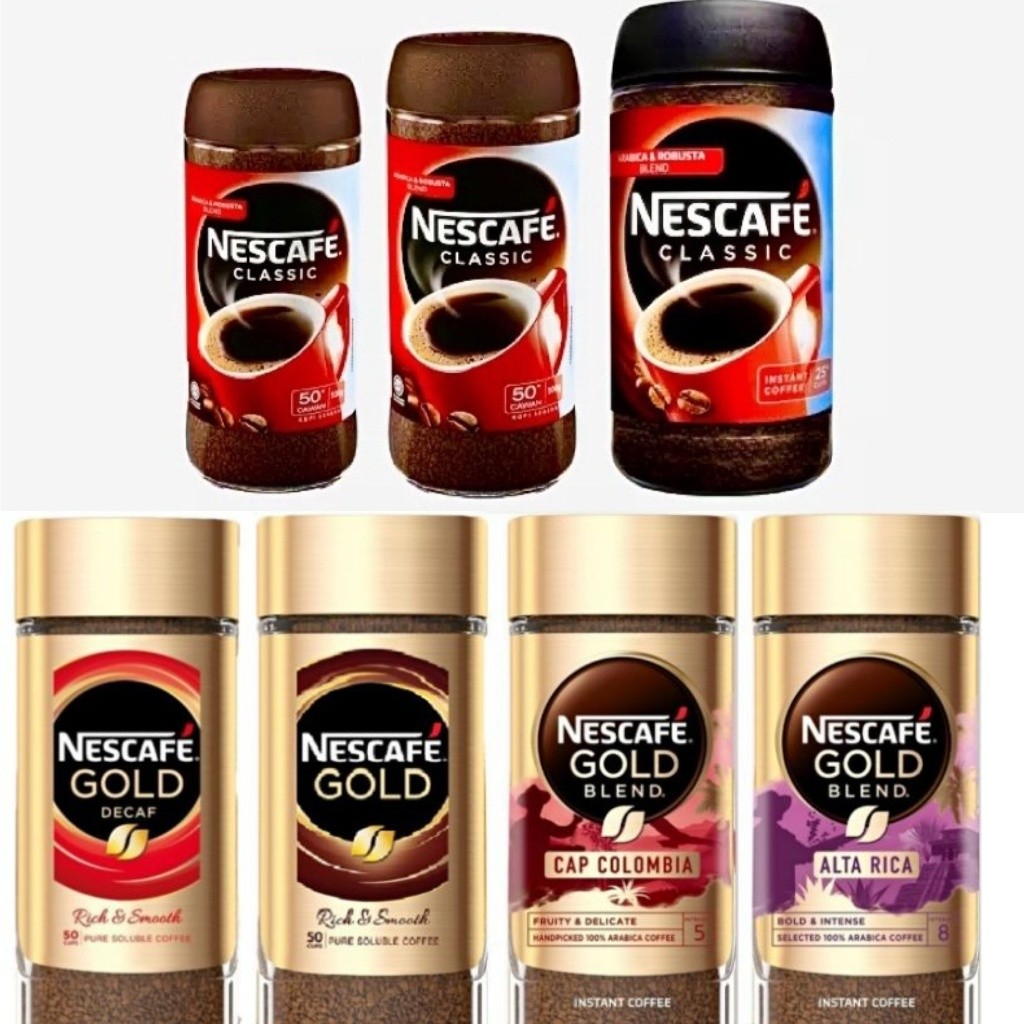 NESCAFÉ Classic Instant Coffee / NESCAFÉ Gold Blend / NESCAFÉ Gold ...