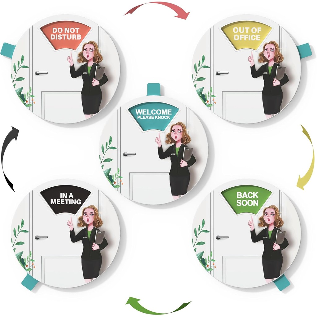 Office Door Signs, Do Not Disturb Sign, Come In Sign, Please Knock Sign ...