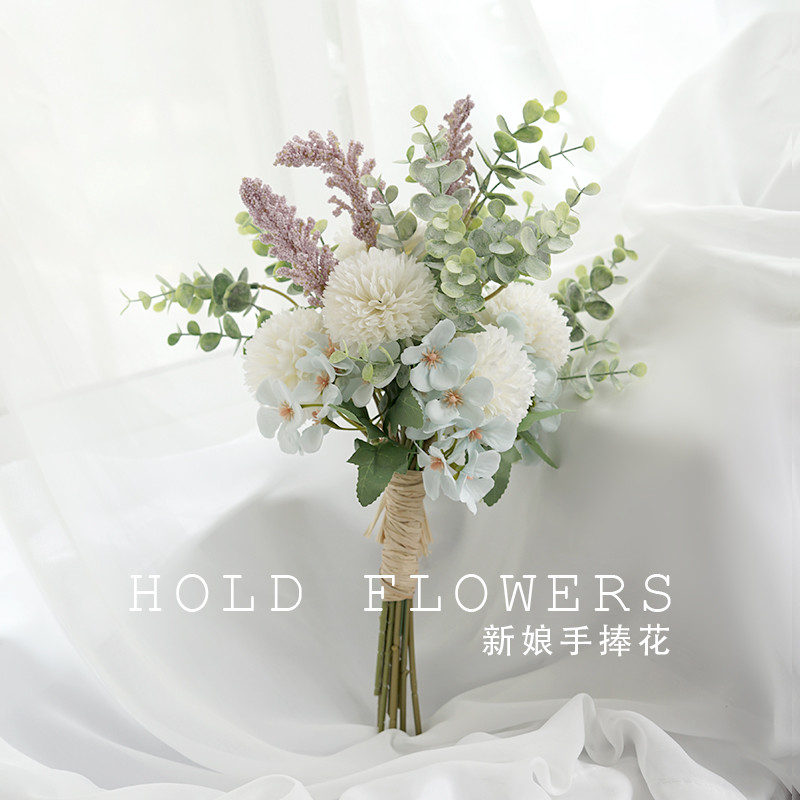 Bunga Pegang Tangan Gaya Hutan Tiruan Eucalyptus Pengantin Bridesmaid ...