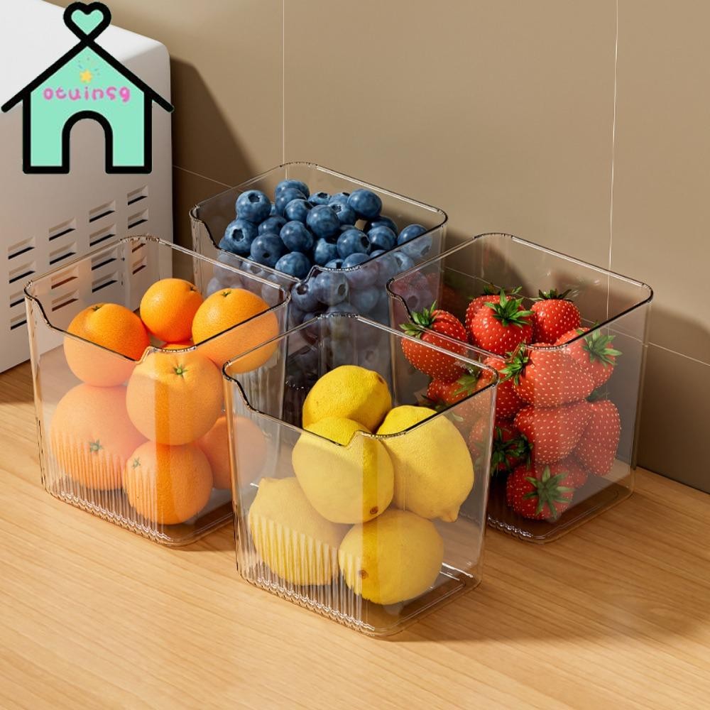 OTUINSG Refrigerator Side Door Storage Box, Fresh Preservation ...