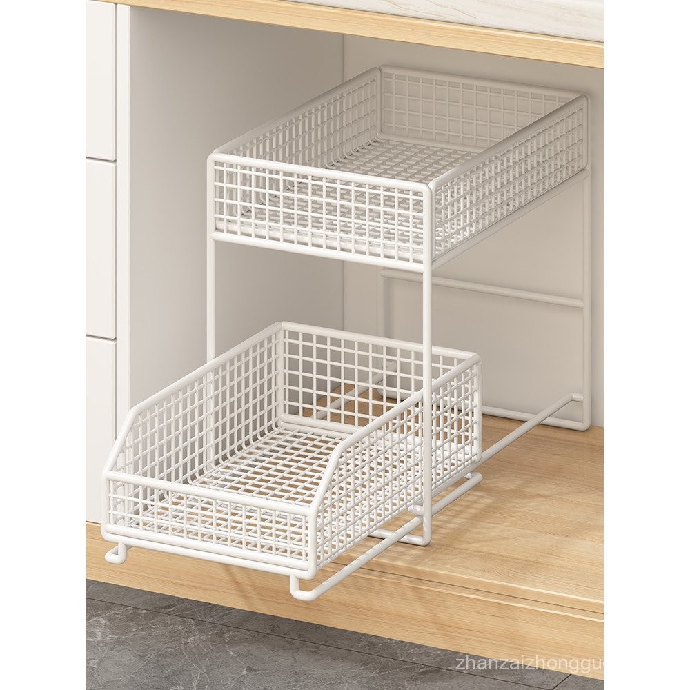 Kitchen Pull-out Rack Double-layer Cabinet Inner Layered Rack Various ...
