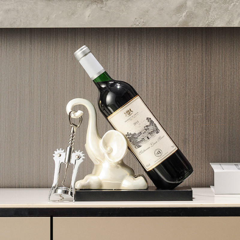 Light Luxury Elephant Wine Rack Decoration Living Room Housewarming ...