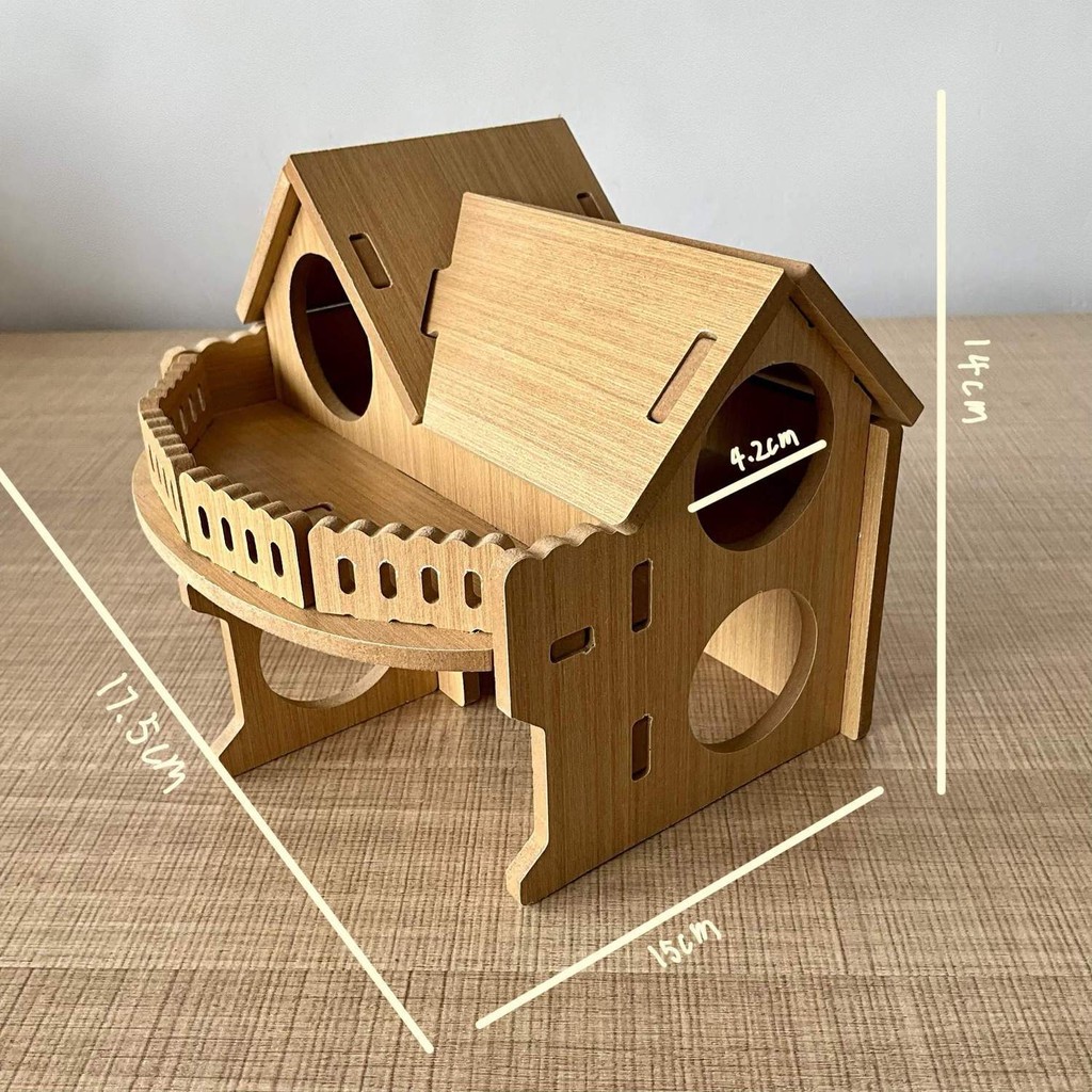 Hamster Home Golden Bear Stair Climbing Platform Little Hedgehog Luding ...