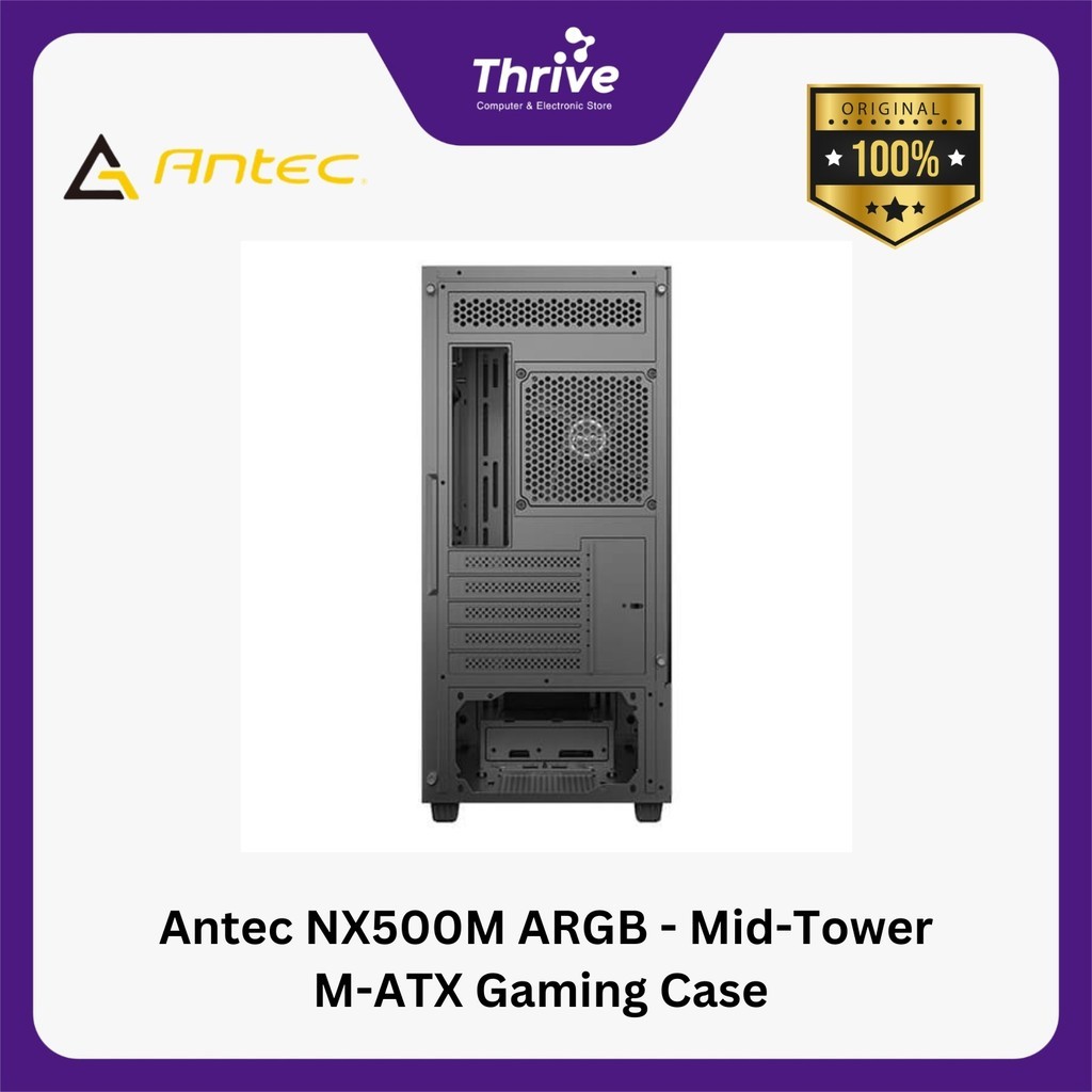 Antec NX500M ARGB - Mid-Tower M-ATX Gaming Case - Sleek Design with ...
