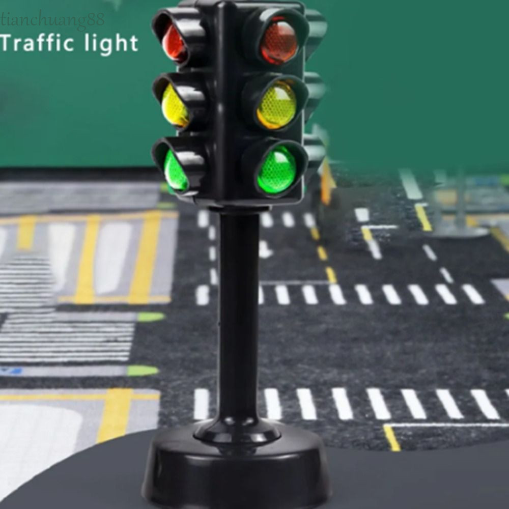 TIANCHUANG Mini Traffic Light, Early Educational Crosswalk Light Model ...