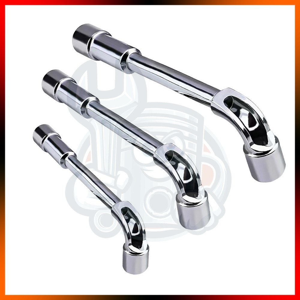 L Type Shape Socket Wrench Double Ended Elbow Piercing Wrench Pipe ...