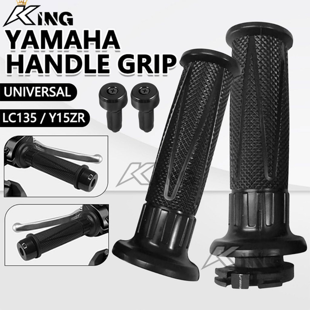 LC135 Y15 YAMAHA HANDLE GRIP UNIVERSAL HANDLE BALANCER END GRIP SET ...