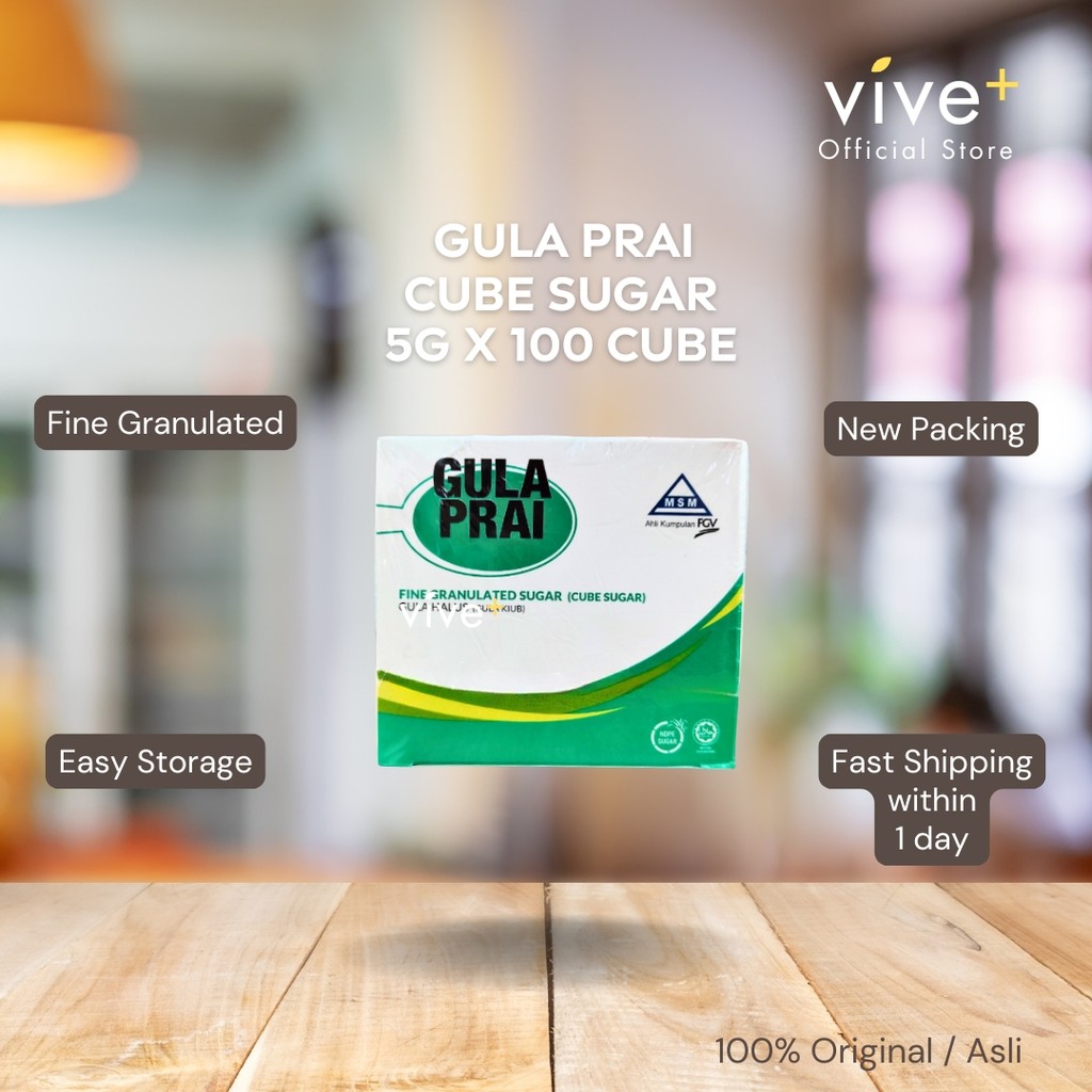 GULA PRAI Fine Granulated Sugar Cube Best for Coffee | Gula Halus Petak ...