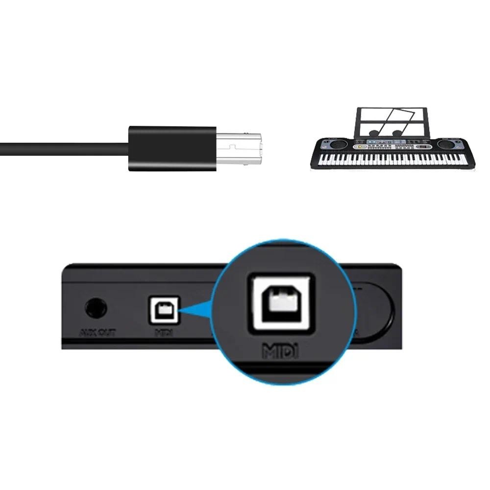 For MIDI Converter Printer Electric Piano Laptop Mobile, USB-A/Mini ...