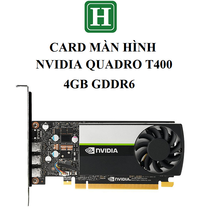 Nvidia Quadro T400 video Card, 4GB GDDR6 64bit, original disassembled ...