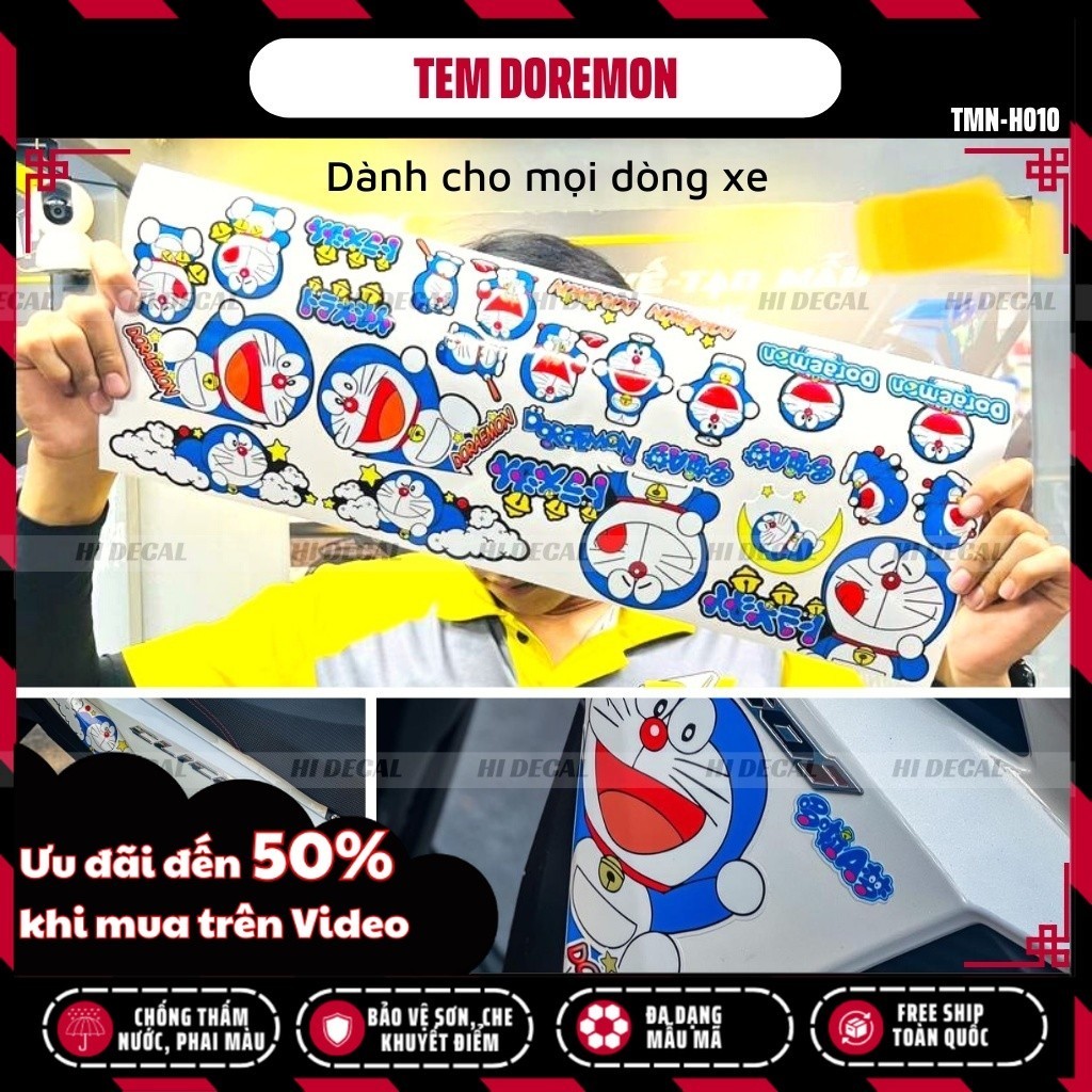 Doremon car stickers for all car models | TMN-H010 | Do Re Mon car ...